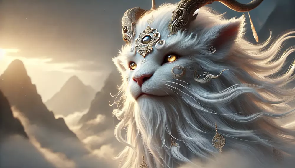 Bai Ze - White Wise Beast That Knows All Demons in Chinese Myth