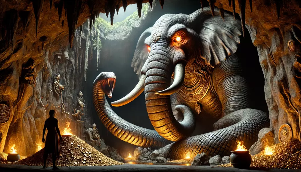 Grootslang - Giant Elephant Serpent Guardian of South Africa