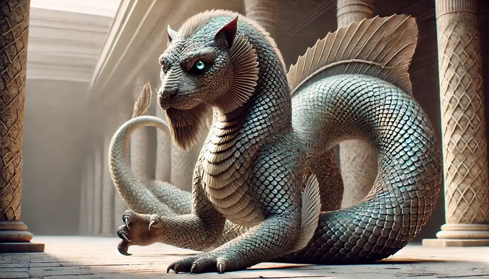Mushussu - Dragon Guardian Beast of Babylonian Akkadian Lore