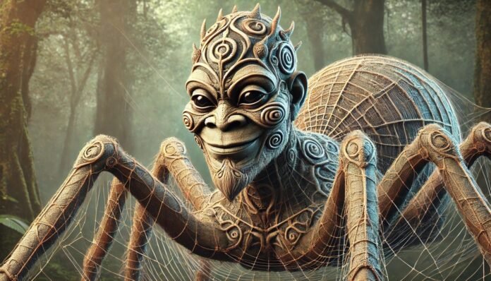 Anansi - Trickster Spider God from Ashanti Folklore in Ghana